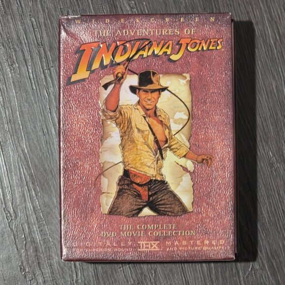 Media | The Adventures Of Indiana Jones Complete 4 Dvd Set Movie Box ...